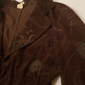 David Paul | Jackets & Coats | David Paul Corduroy Printed Embroidery ...